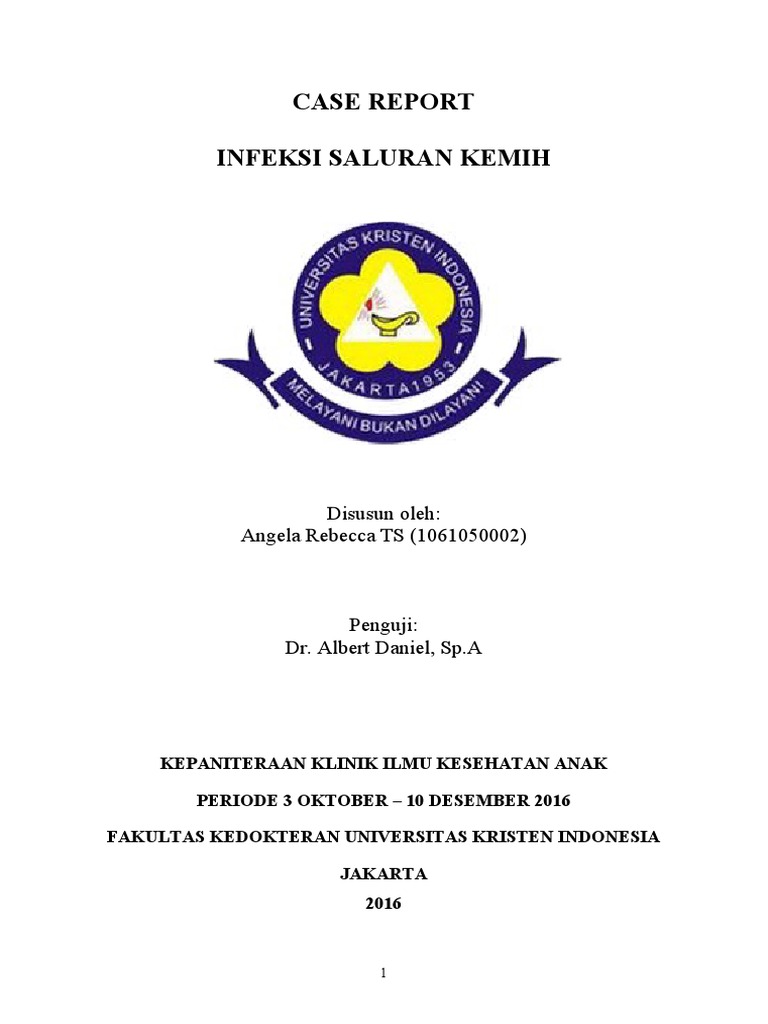 Angela Rebecca TS 1061050002 Case Report Isk | PDF