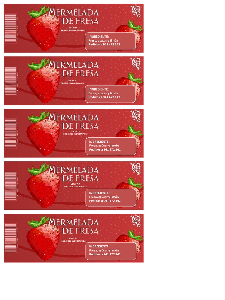 Diagrama De Partes De La Etiqueta Y Fresas Etiqueta Del Paquete Fruto
