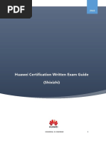 Huawei EHS Exam Guide and Certificate | PDF | Software | Computing