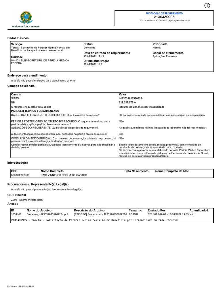 AnaliseMedica - 44235396435202284 - 2022 08 22 22 23 52 | PDF ... AnaliseMedica - 44235396435202284 - 2022 08 22 22 23 52 | PDF ...