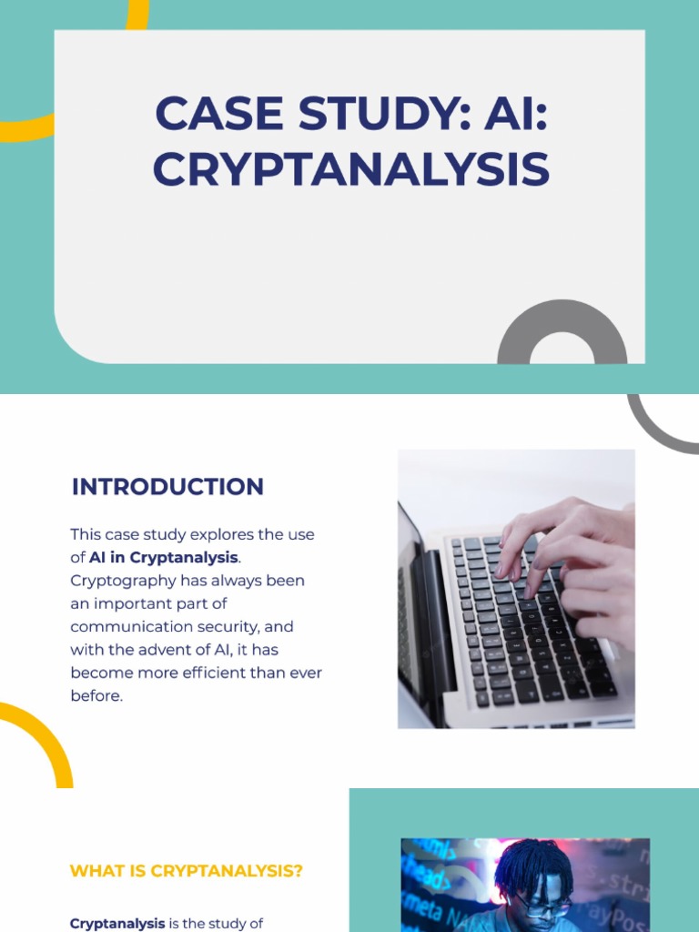 Case Study - AI Cryptanalysis OOAD | PDF