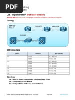 10.3.4 - Packet Tracer - Configure and Verify NTP | PDF | Network Architecture | Computer Network
