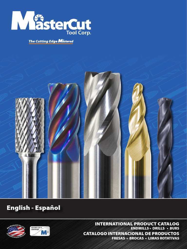 Catálogo Internacional de Herramientas Mastercut | PDF | Materiales ...