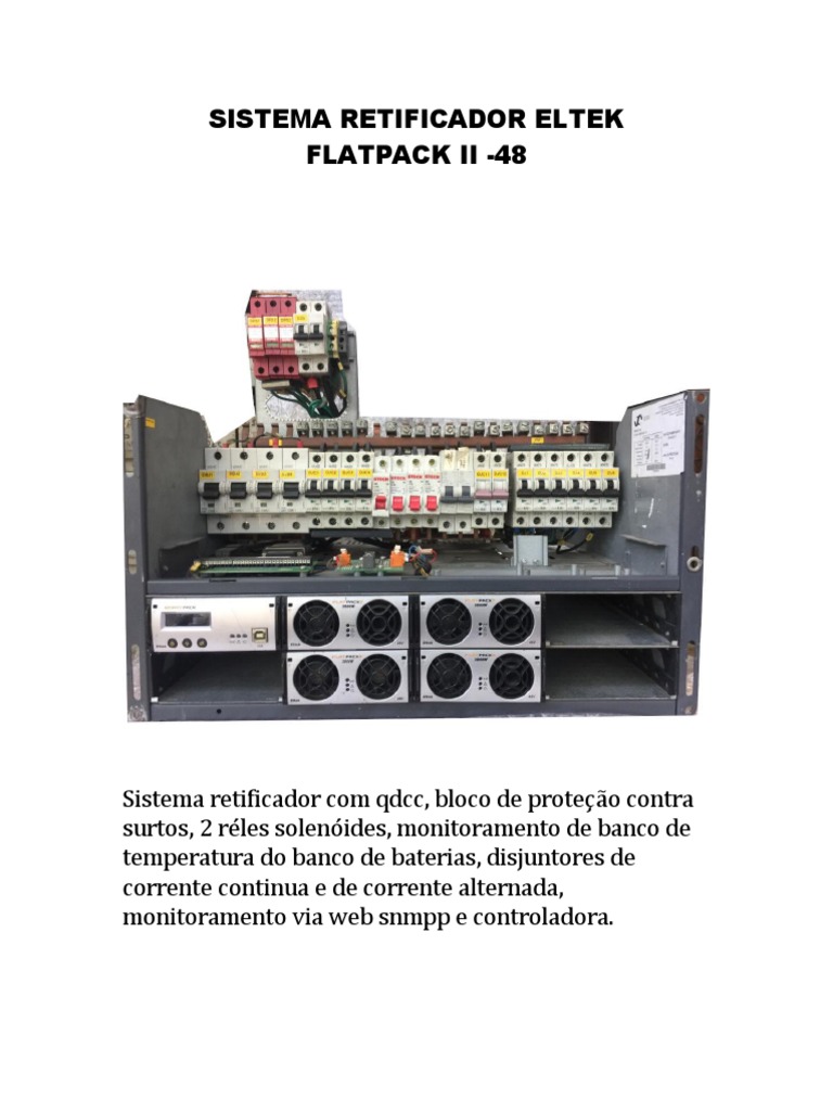 Sistema Retificador Eltek | PDF