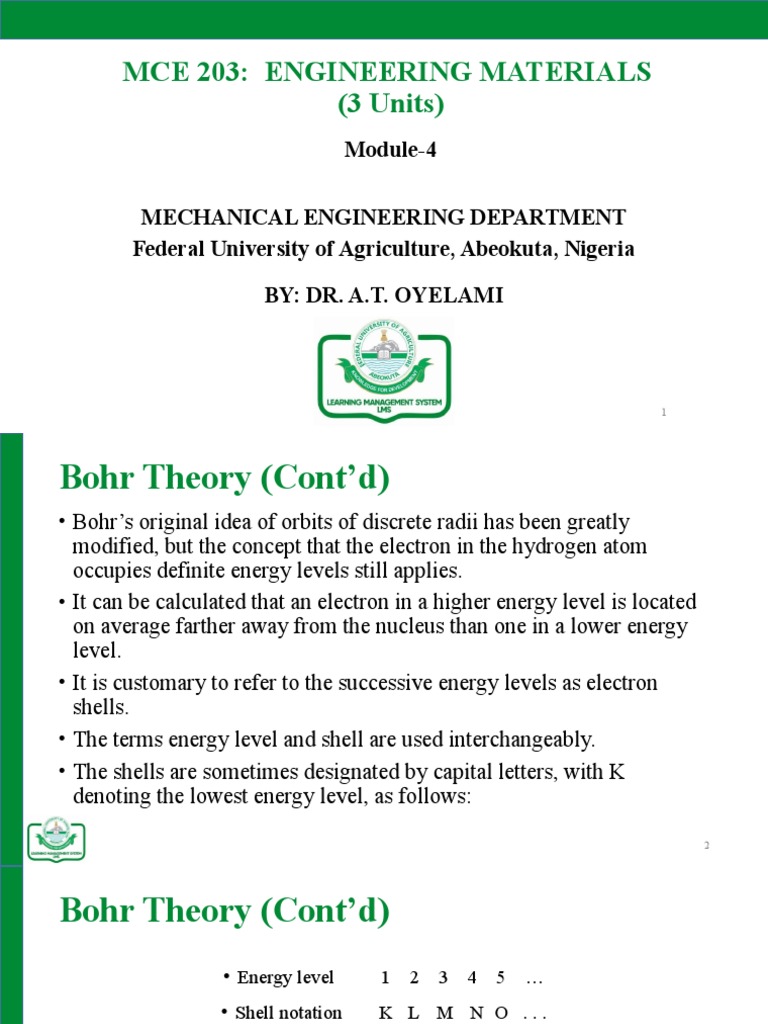Mce 203 | PDF | Crystal Structure | Electron