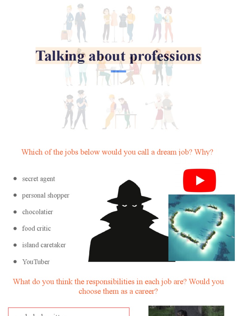 Exploring Unusual Dream Jobs | PDF | Career & Growth | Games & Activities