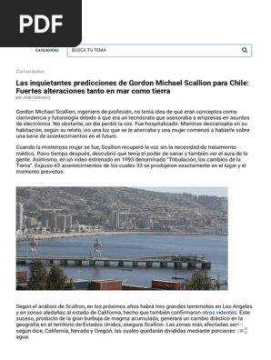 Michael Scallion Mapa Del Futuro De Los Estados Unidos