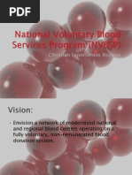DOH NVBSP Overview | PDF | Blood Donation | Blood Transfusion