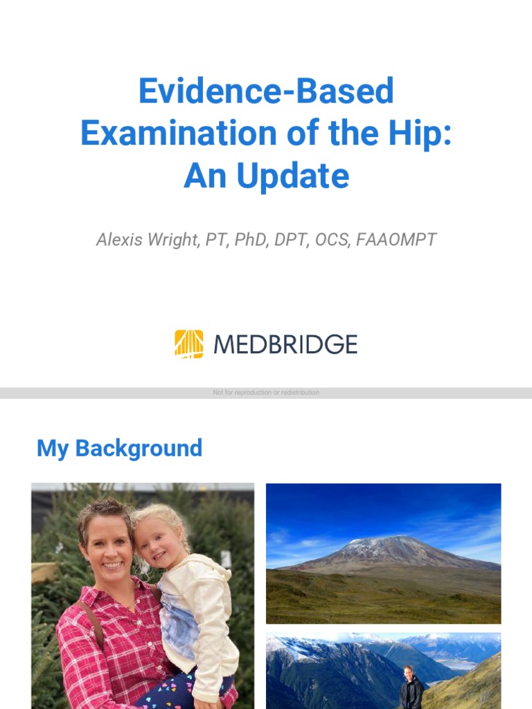 Evidence-Based Examination of The Hip An Update | PDF | Anatomical ...