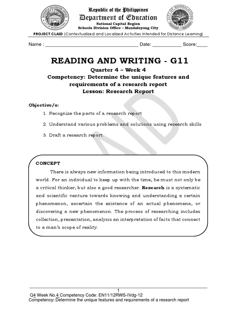 As4 RW Q4 G11 Ortinez | PDF | Career & Growth | Computers