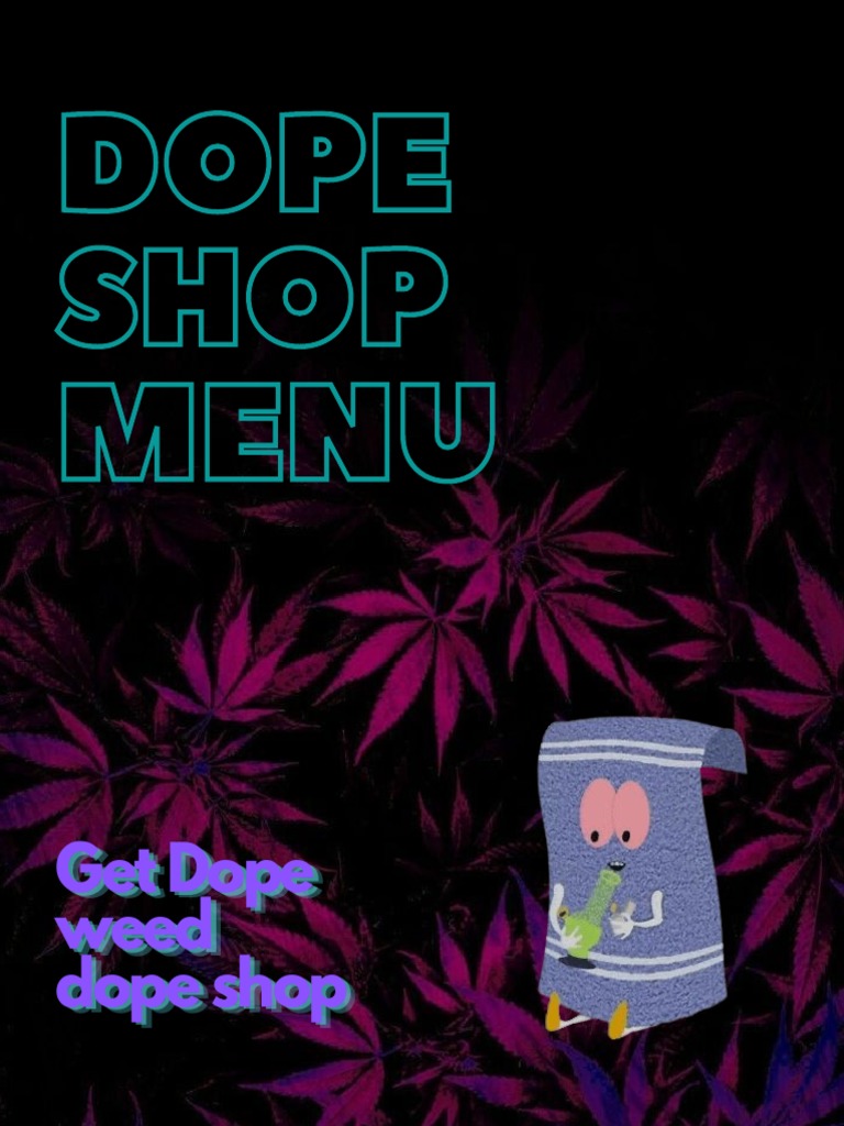 Dope Shop Menu | PDF