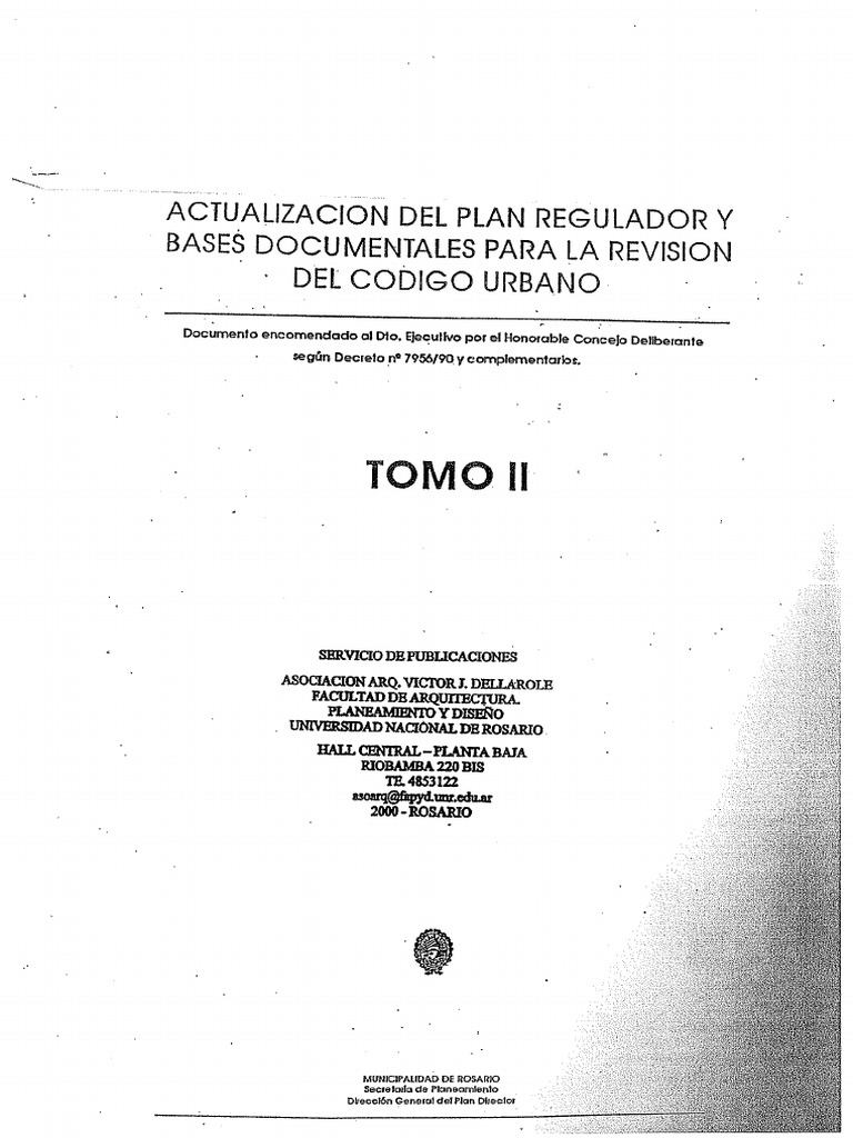 Actualizacion Del Plan Regulador 1991 Tomo 2 | PDF