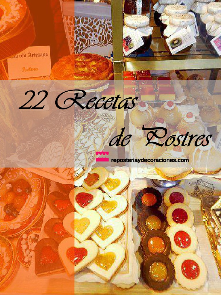 22 Recetas de Postres Compri | PDF | Postres | Caramelo