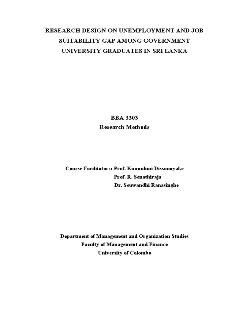 Research Method Report Final | PDF