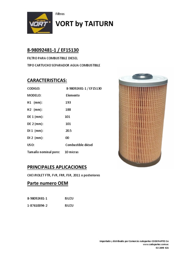 Ficha Ef-15130 | PDF