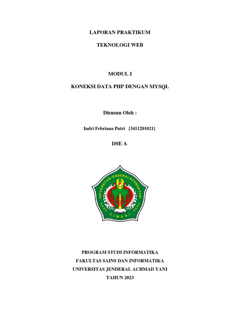 Indri Febriana Putri - DSE A - Praktikum 1 | PDF | Seni | Komputer