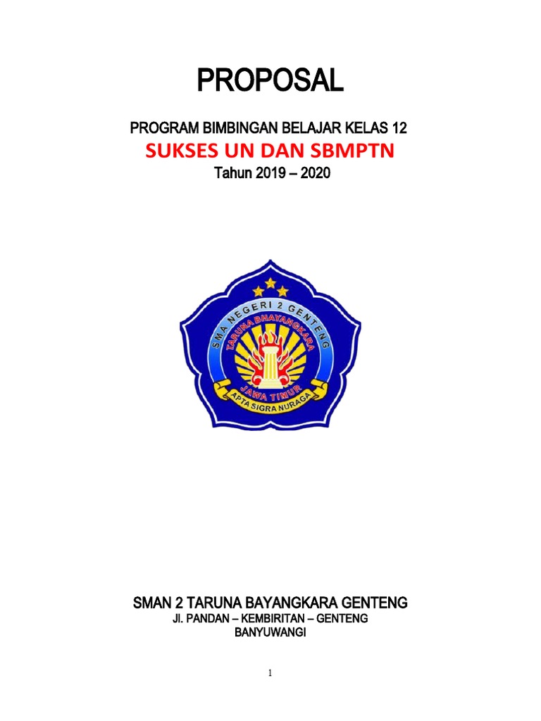 PROPOSAL Pendalaman SMADA Ok Ok Ok | PDF