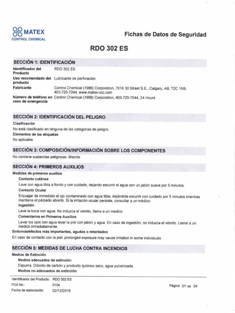 Hds Matex Rdo 302 Es | PDF