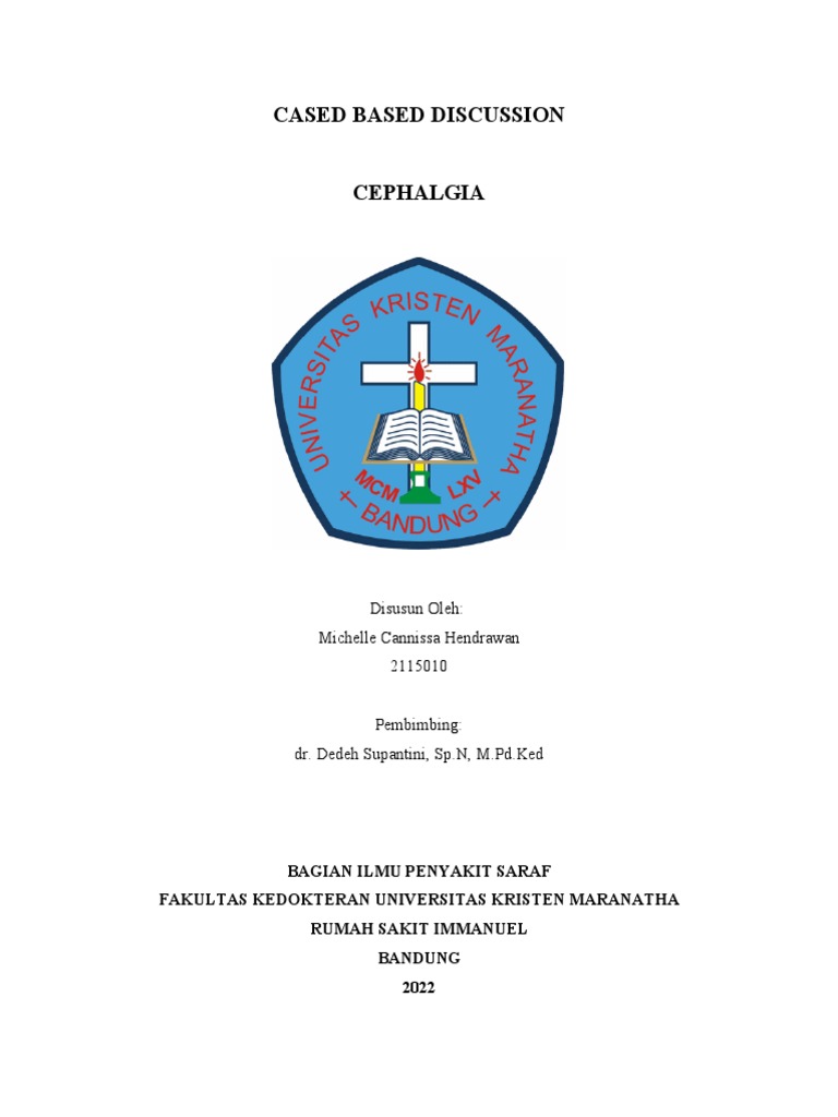 CBD Cephalgia Michelle | PDF