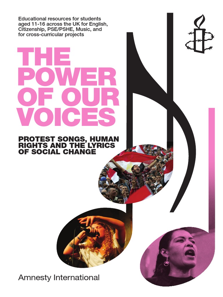 Amnesty - Protest Songs | PDF | Teachers | Worksheet