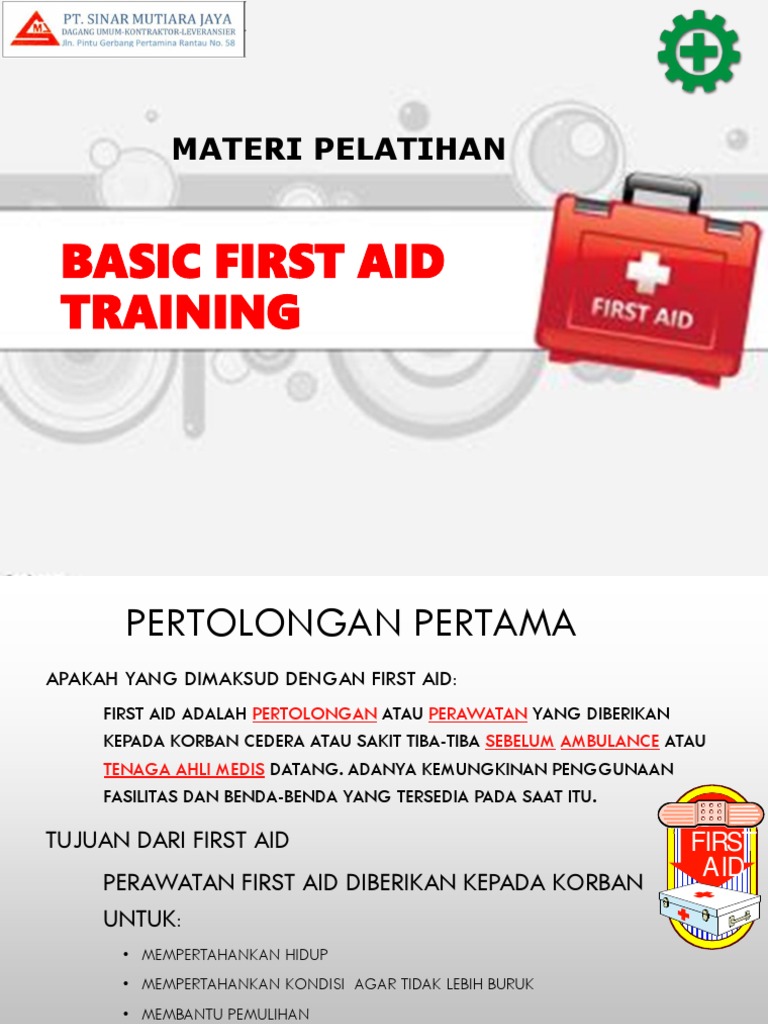 3.2.5 Bahan Basic First Aid Training Materi - SMJ | PDF
