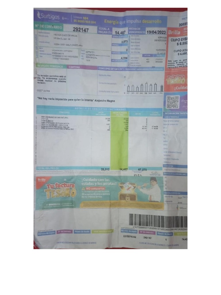 Recibo Rodolfo | PDF