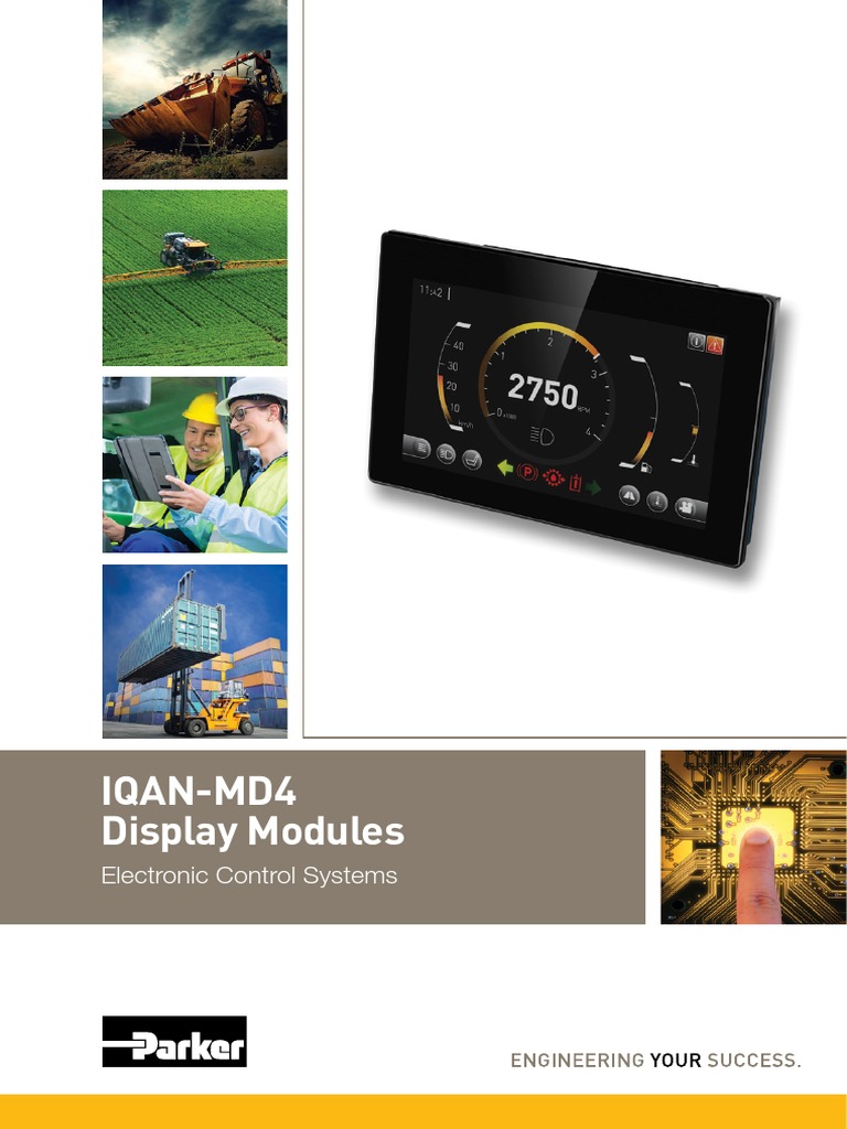 IQAN MD4 - Datasheet - MSG17 8408 UK | PDF | Menu (Computing) | User Interface