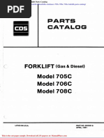 Toyota Forklift 7fg Parts Catalog | PDF