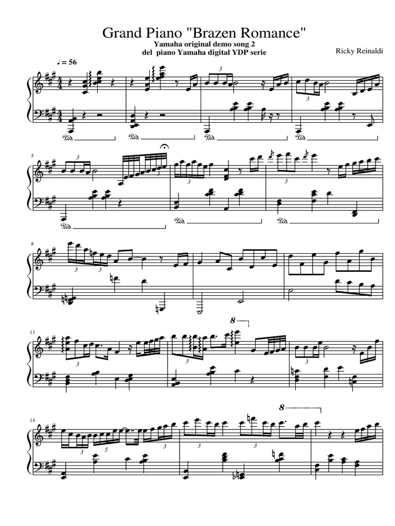 Brazen Romance Gran Piano | PDF