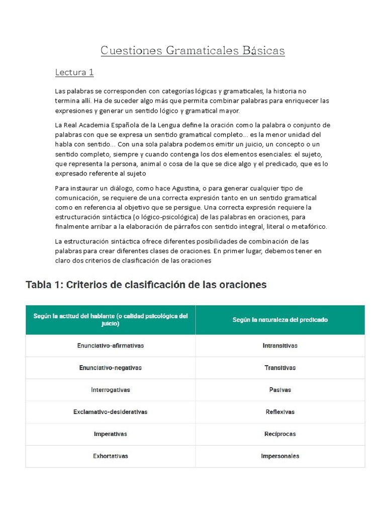Gramática y Puntuación Básica | PDF | Estudios de idiomas extranjeros