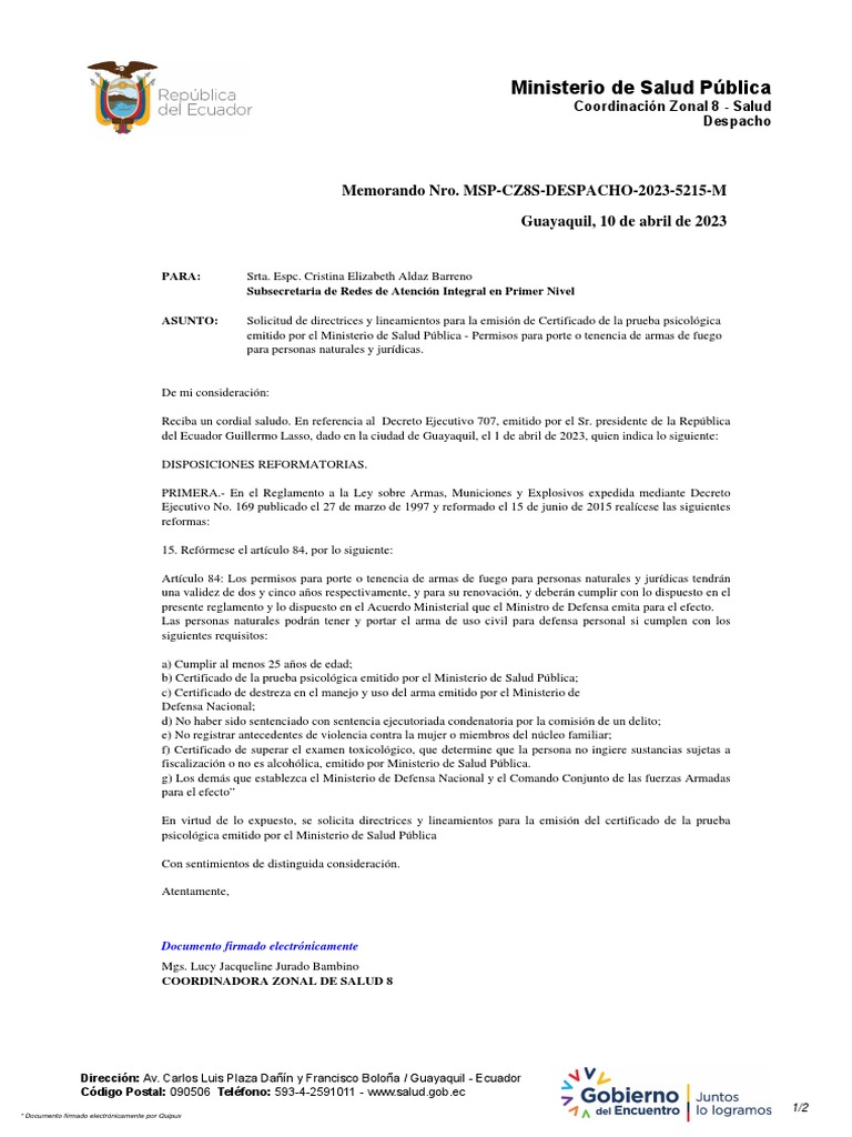 MSP cz8s Despacho 2023 5215 m0005373001685454702 | PDF | Esfera pública ...