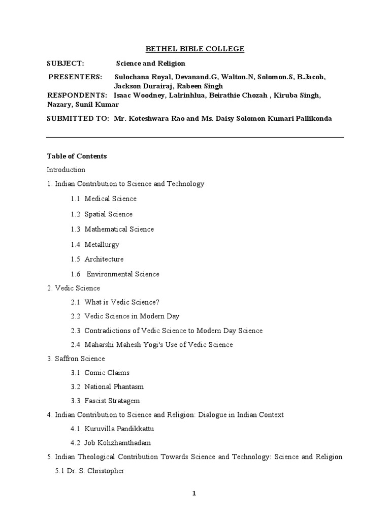 Indian Science | PDF