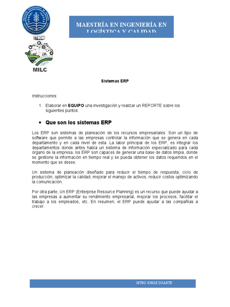 Act-Sistemas ERP | PDF