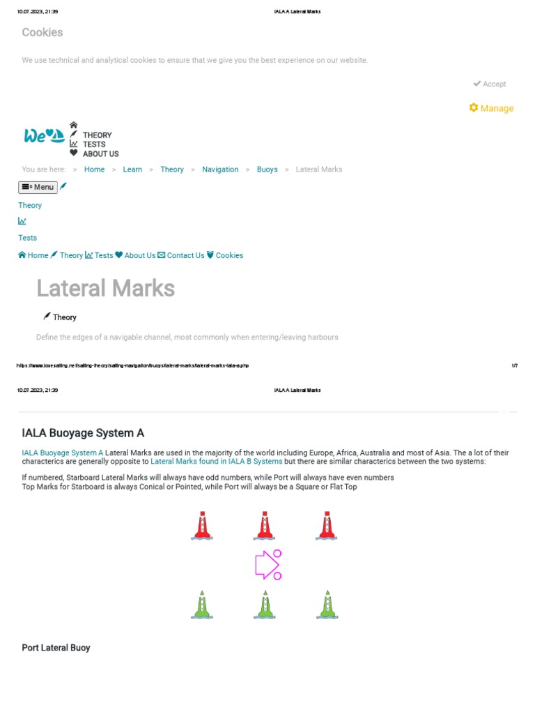 IALA A Lateral Marks | PDF