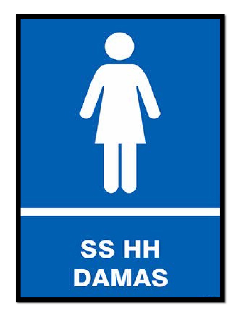 Señaletica SSHH Mujeres y Varones | PDF