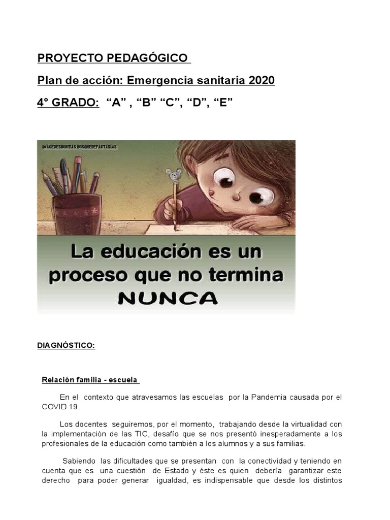 Proyecto de Lectoescritura | PDF | Sociedad | Aprendizaje