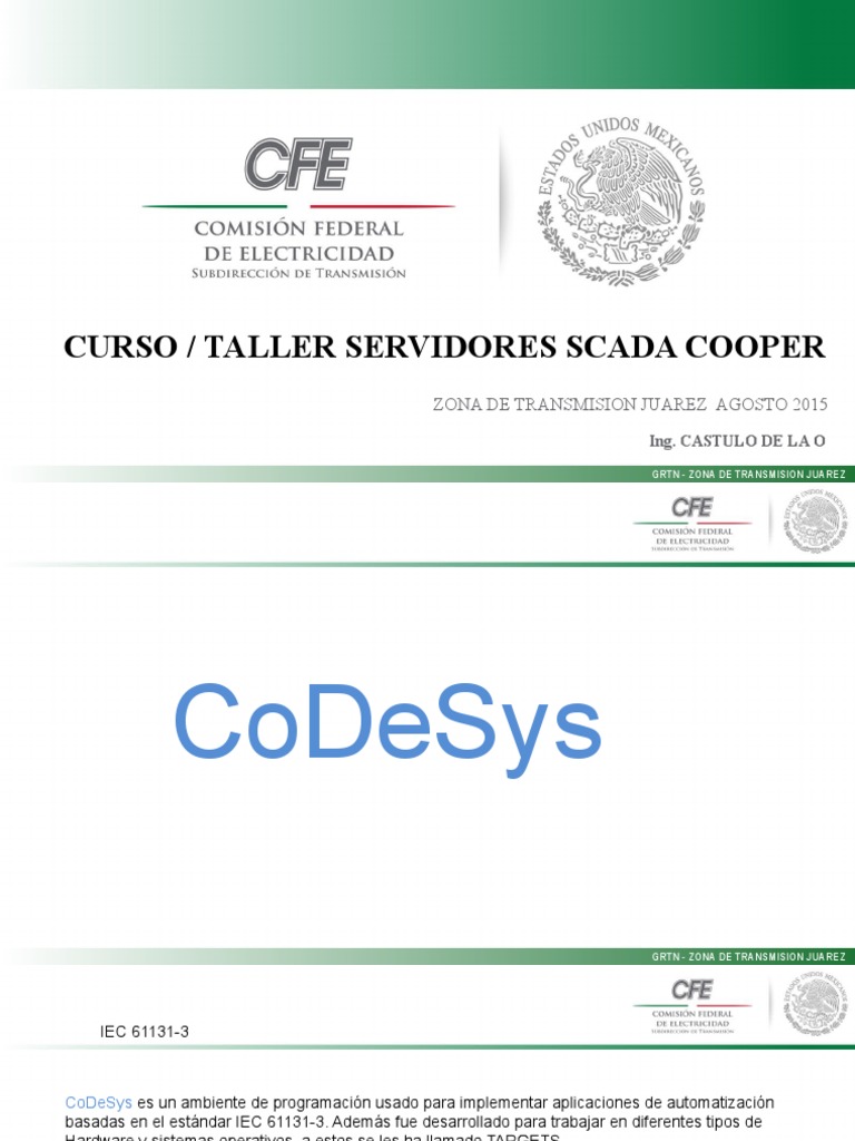 Curso SCADA y CoDeSys en Juárez | PDF | Desarrollo de software | Software