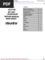 Isuzu Industrial Workshop Manual A 4ja1 A 4jb1 Models | PDF | Internal ...