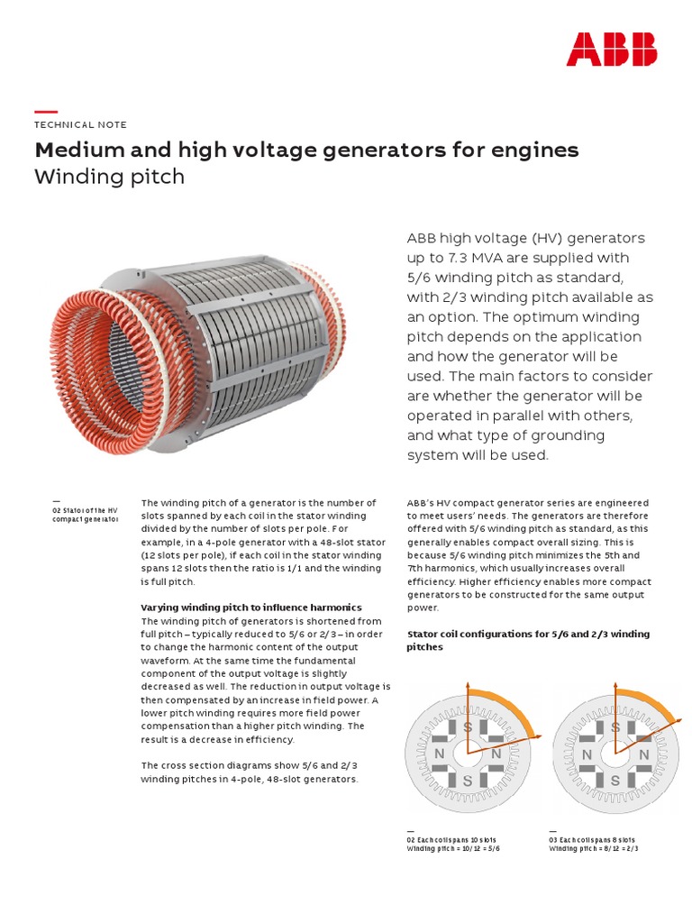 9AKK106138 - Medium and High Voltage Generators For Diesel and Gas ...
