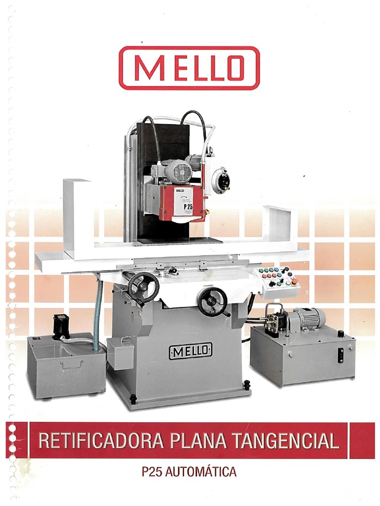 Retificadora Plana Mello-P25 | PDF