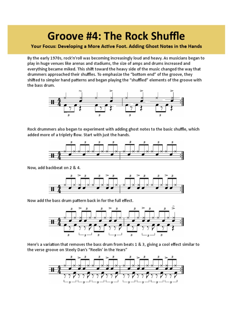 Shuffles Course Rock Shuffle | PDF