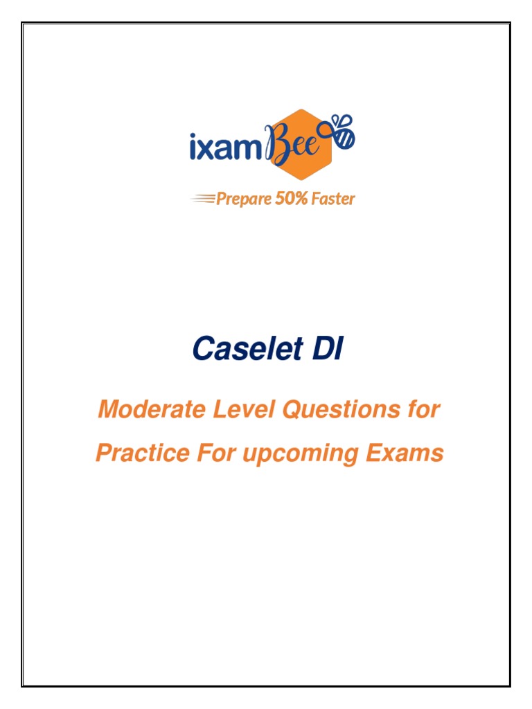 Exam Prep: Moderate Caselet DI | PDF | Punjab | Investing