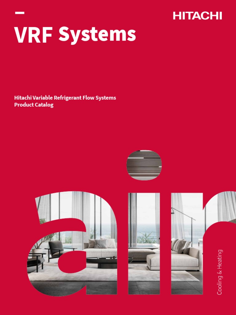 VRF - Hitachi York | PDF | Electric Motor | Heat Exchanger