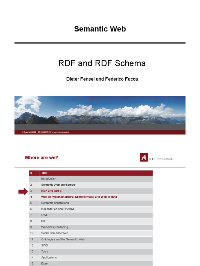 03 SW-RDF and RDFS | PDF