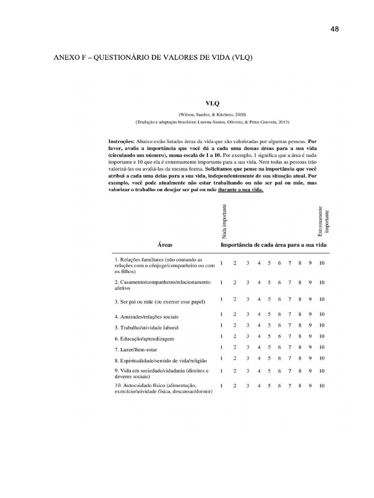 VLQ - Valores para A Vida | PDF