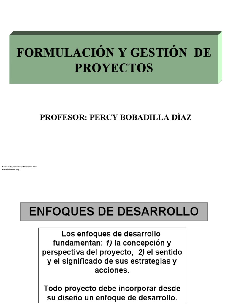 Formul de Proyectos Bobadilla | PDF