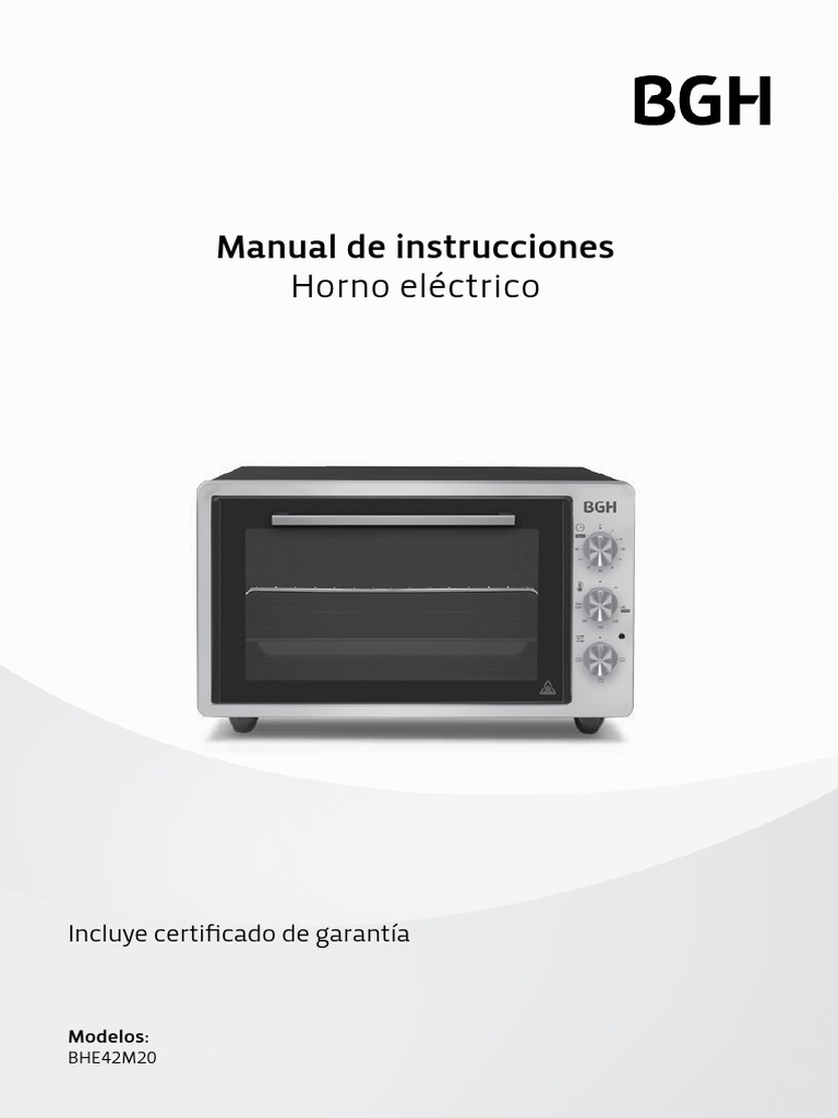 Manual Horno Elec BHE42M20 | Descargar gratis PDF | Lavavajillas | Enchufes y tomas de corriente ...