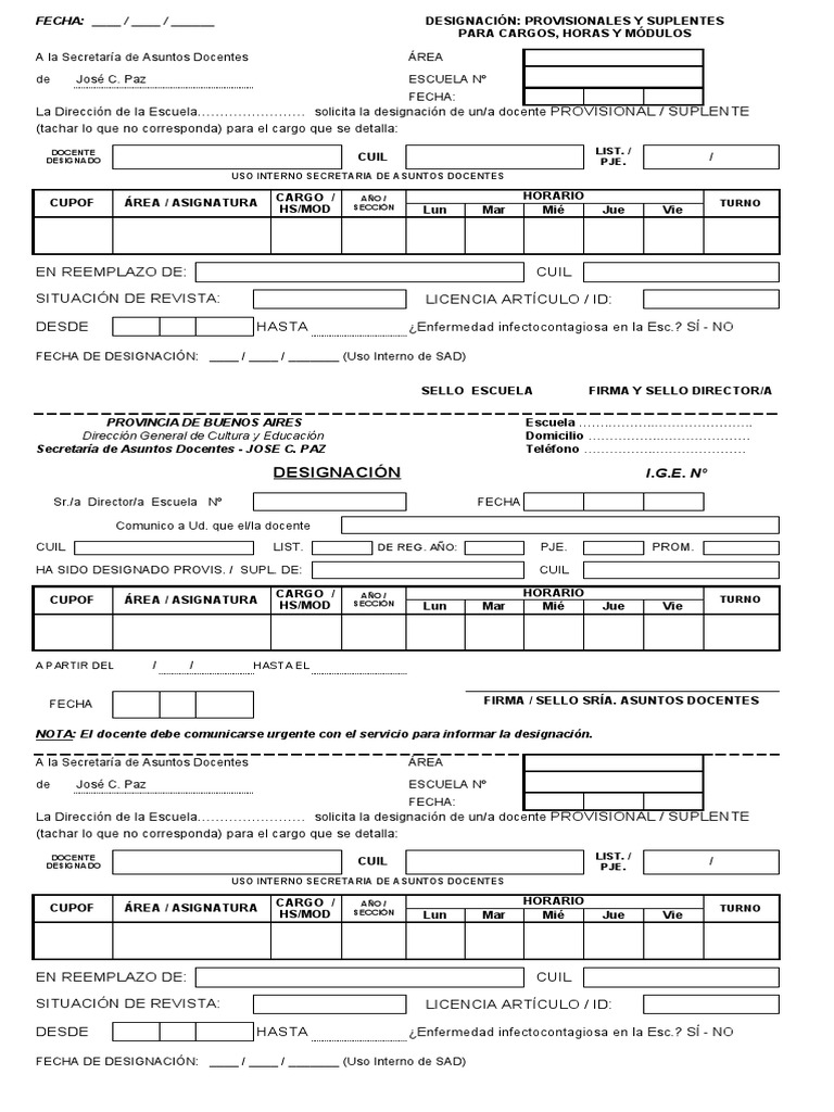 Form Sad Ige Formato Papel Nuevo | PDF