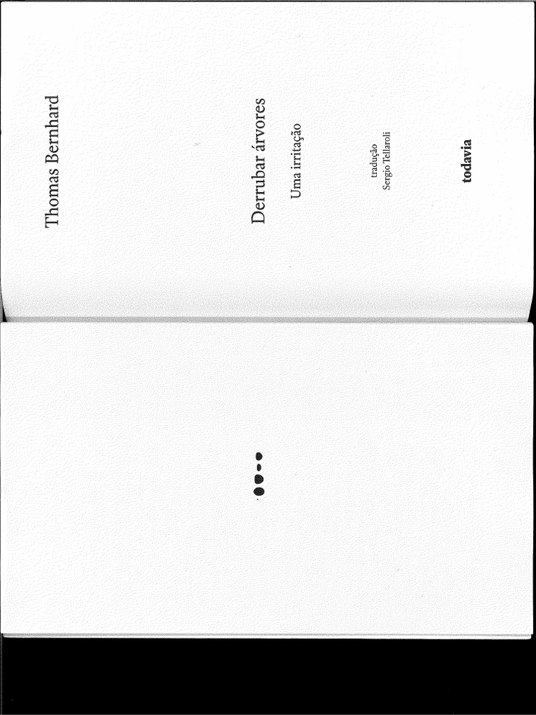 Bernhard - Derrubar Árvores - Sergio Tellaroli | PDF