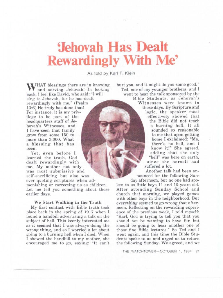 Despertai Karl Klein | PDF